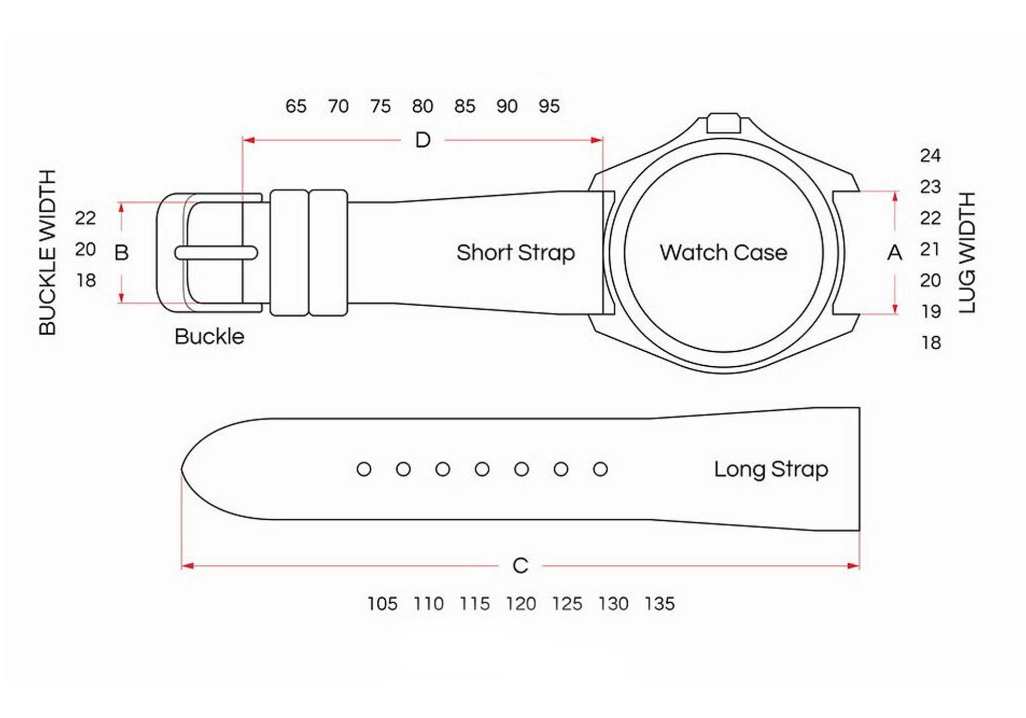 Natural Stingray Leather Watch Band - Hanleather