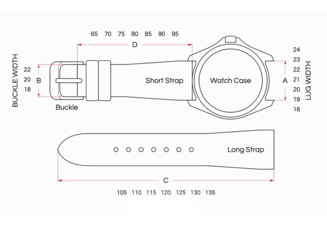 Natural Stingray Leather Watch Band - Hanleather